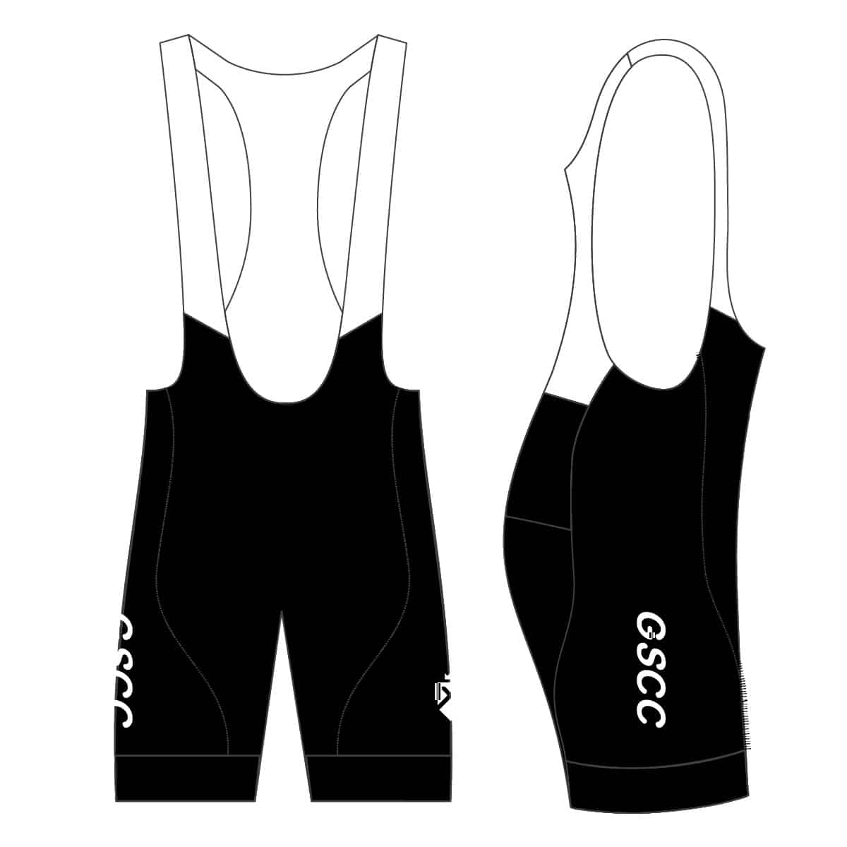GSCC Bib Shorts - Knights Of Suburbia